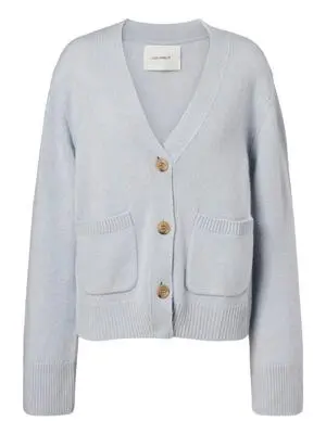 LISA YANG Danni Cashmere Cardigan - Blue