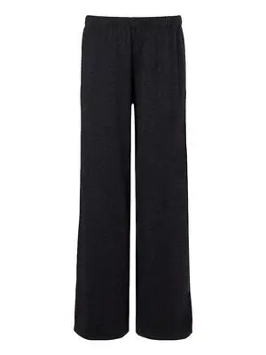 LISA YANG Aina Cotton And Cashmere Wide-leg Pants - Grey
