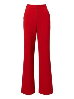 Veronica Beard Tonelli Wide-leg Trousers - Red