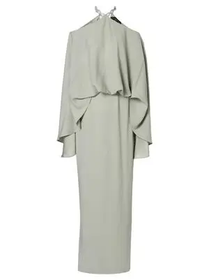 TALLER MARMO Cyclades Embellished Gown Blue