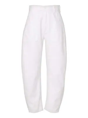 Polo Ralph Lauren High-rise Barrel-leg Jeans - White