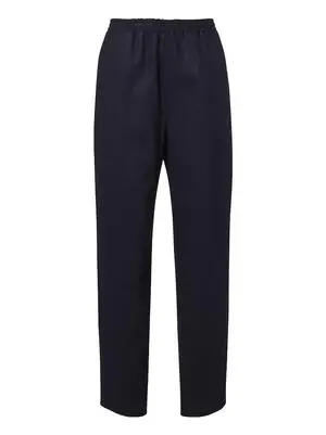 JIL SANDER Wool Wide-leg Pants - Blue
