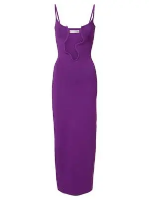 Christopher Esber Salacia Cutout Embellished Midi Dress - Purple