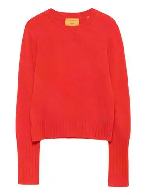 Guest In Residence Crew-neck Knit Sweater - Red