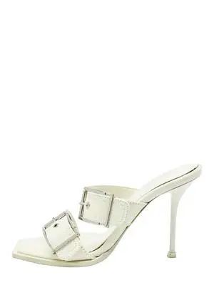 ALEXANDER MCQUEEN Structured Leather Sandals