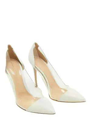 GIANVITO ROSSI Leather Pumps - White