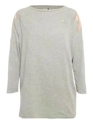 Elisabetta Franchi Star-patch Long-sleeve T-shirt - Grey