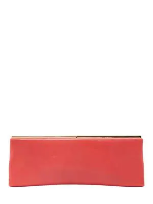 JIMMY CHOO Leather Clutch - Red