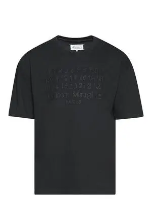 MAISON MARGIELA Short Sleeve Tee Anthracite - Blue