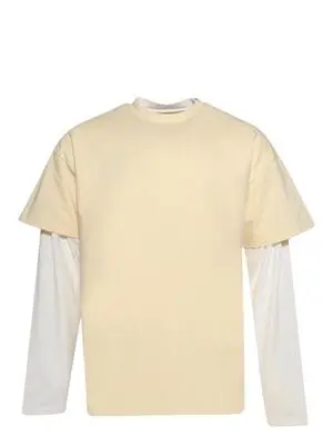 JIL SANDER Long Sleeve Tee Bone - White