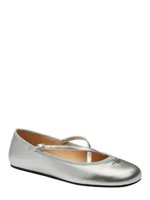 COACH OUTLET Coach Phoebe Ballet Flat - Silver