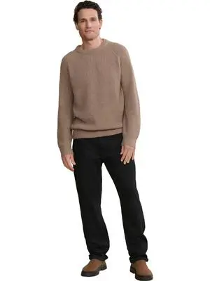 Jenni Kayne Cashmere Fisherman Sweater - Stone