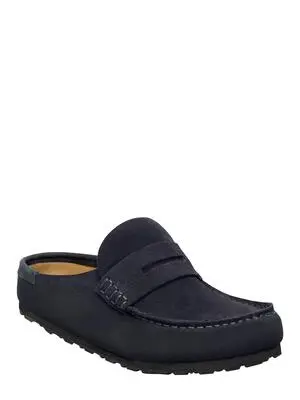 BIRKENSTOCK Naples Wrapped Suede Nubuck Loafer By - Midnight Blue