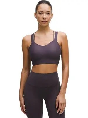 Lululemon Like A Cloud Longline Bra Light Support, D/dd Cup - Atmospheric Purple
