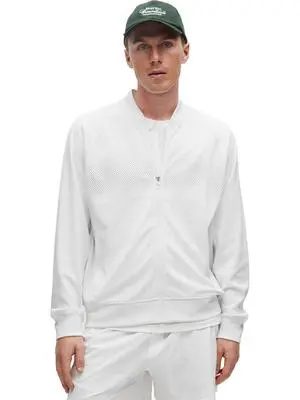 Lululemon Engineered Knit Mesh Tennis Jacket - White