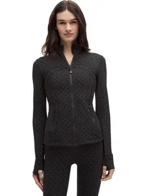 Lululemon Define Jacket Nulu - Polka Flock Black