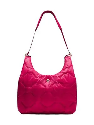 Lululemon Quilted Shoulder Bag - Berry Rumble