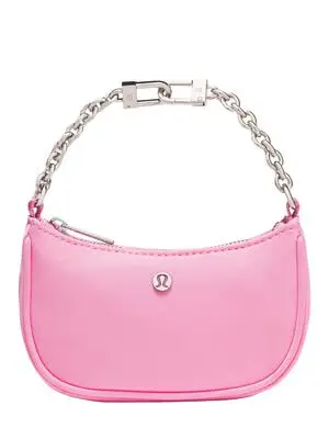 Lululemon City Essentials Nano Shoulder Bag Candy Cloud/silver