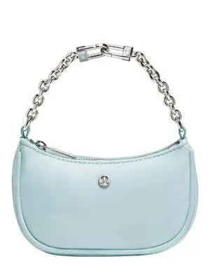 Lululemon City Essentials Nano Shoulder Bag - Foam Cloud/silver