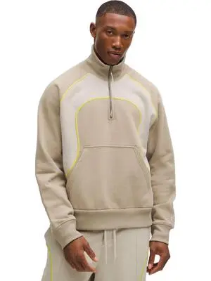 Lululemon Heavyweight French Terry Quarter Zip - Sheer Oak/mojave Tan
