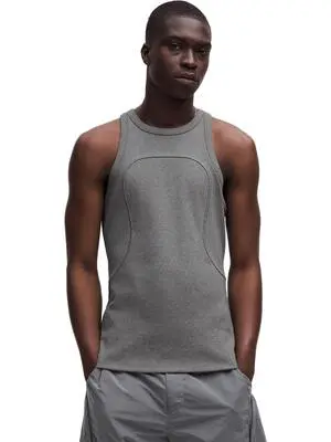 Lululemon Ribbed Tight-Fit Tank Heathered Asphalt Grey