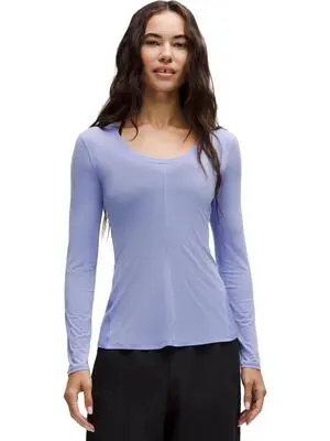 Lululemon Lightweight Flowy Hem Long-sleeve Shirt - Dusty Lilac