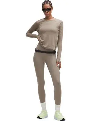 Lululemon Swiftly Mesh-back Long-sleeve Shirt - Warm Ash Grey/warm Ash Grey