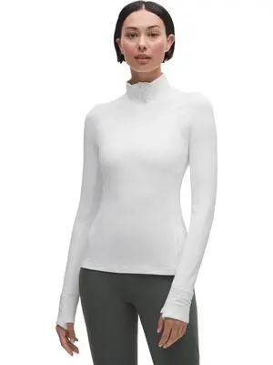 Lululemon Half-zip Long Sleeve - White