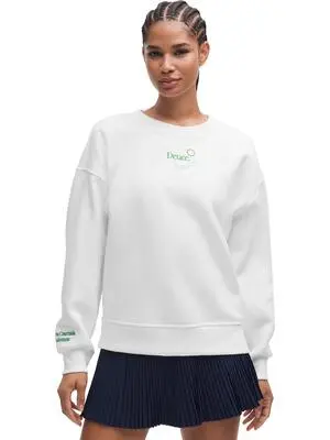 Lululemon Perfectly Oversized Fleece Crew - White
