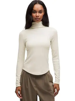 Lululemon Long-sleeve Turtleneck - Light Ivory