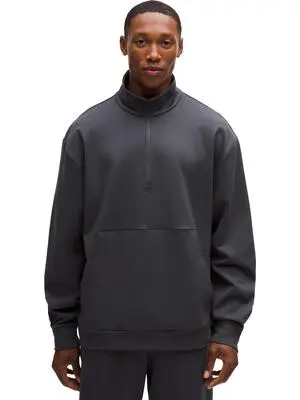 Lululemon Heavyweight Soft Jersey Half Zip - Coal