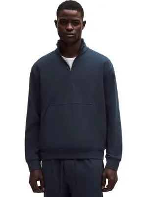 Lululemon Heavyweight Soft Jersey Half Zip - True Navy