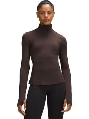 Lululemon Long-Sleeve Turtleneck Base Layer Espresso