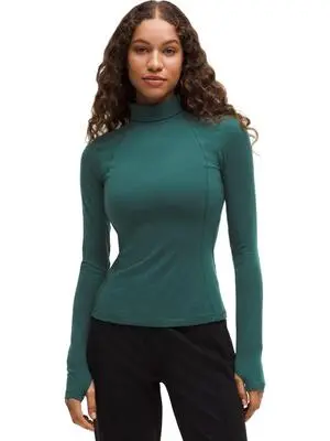 Lululemon Long-sleeve Turtleneck Base Layer - Storm Teal