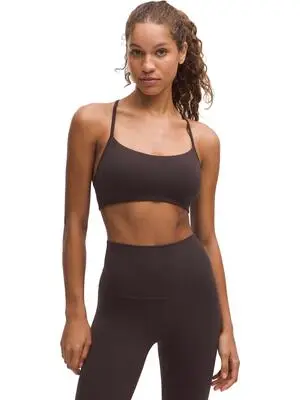 Lululemon Flow Y Bra Light Support, A/b Cup - Sequoia