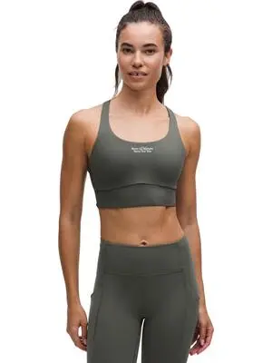 Lululemon Energy Longline Bra Medium Support, B–d Cups Evolve - Palm Deco