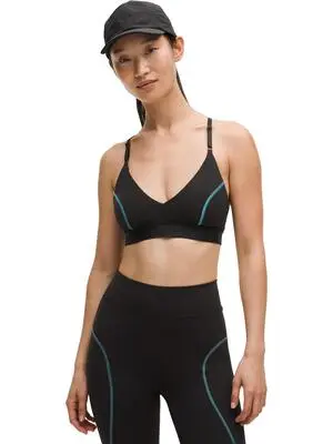 Lululemon Everlux Triangle Racerback Bra Light Support, B/c Cup - Black