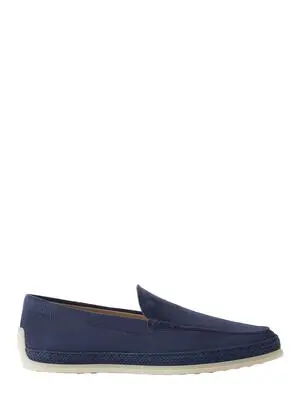 TOD'S Suede Loafers Navy