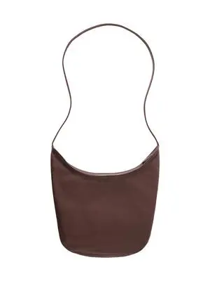 THE ROW N/s Izzy Leather Shoulder Bag - Brown