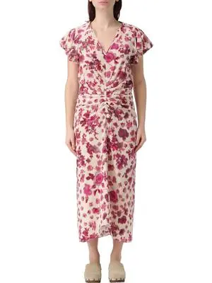 Isabel Marant Floral Print Dress - Pink