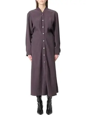 Studio Nicholson Long Sleeve Shirt Dress - Brown