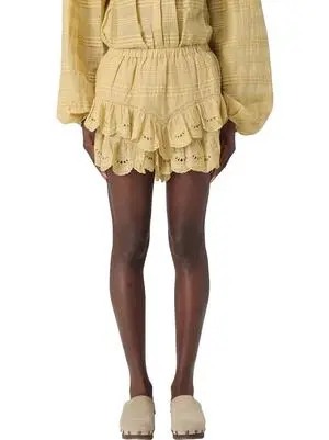 Isabel Marant Tiered Ruffle Skirt - Yellow