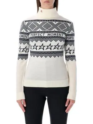Perfect Moment Pullover Sweater - White