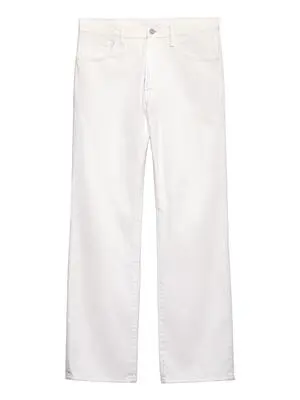 Prada Five-Pocket Piqué Pants Off/white