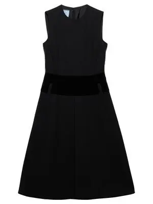 Prada Natté Fabric Dress - Black