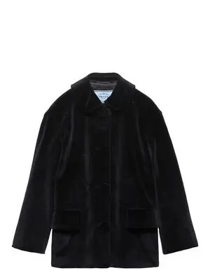Prada Single-breasted Caban Jacket - Black