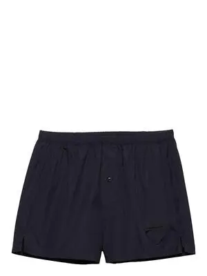 Prada Cotton Boxer Shorts Navy