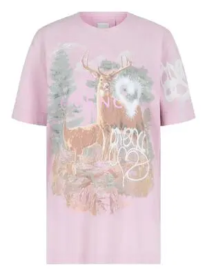 Givenchy Graphic Print T-shirt - Pink