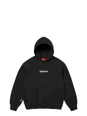 Supreme Box Logo Hooded Sweatshirt - Black