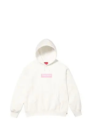 Supreme Box Logo Hooded Sweatshirt - White
